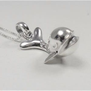 Jewelry | Sterling Silver Beluga Whale Nautical Necklace | Poshmark